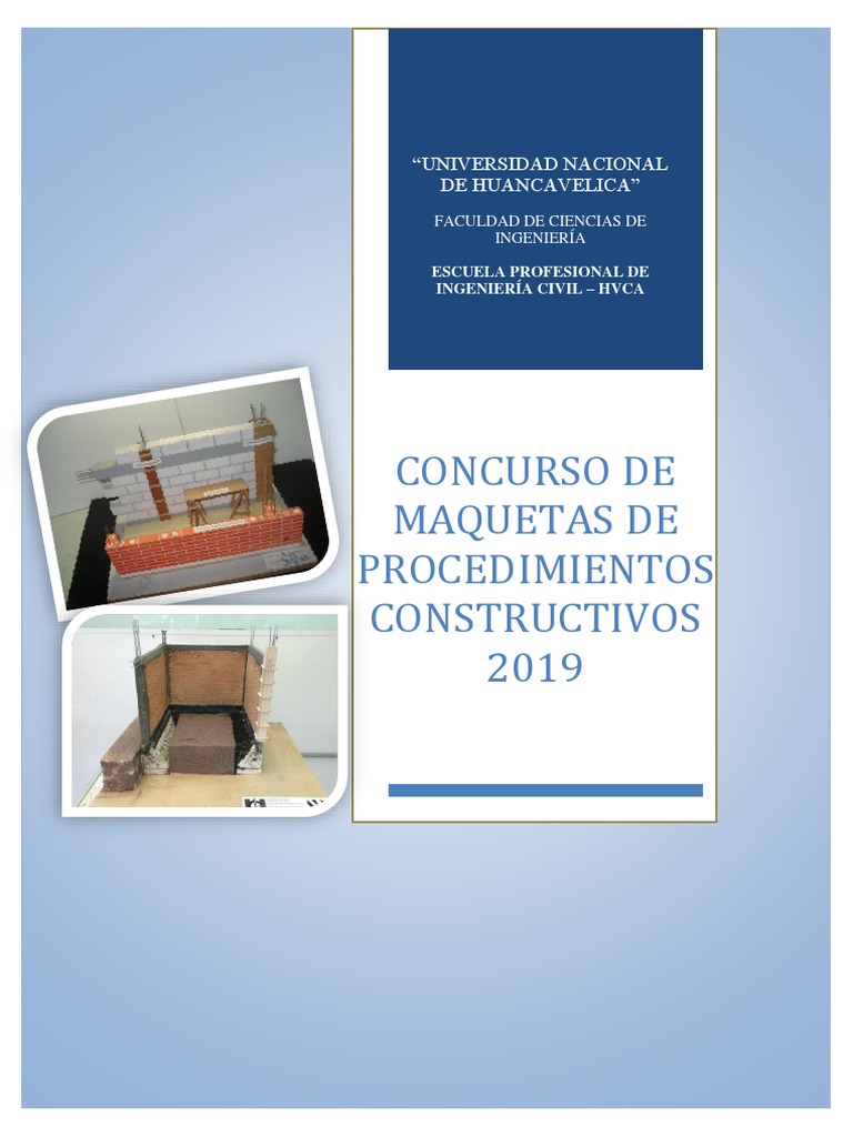 Bases-Civil Maquetas Final | PDF | Ingeniería | Ingeniero civil