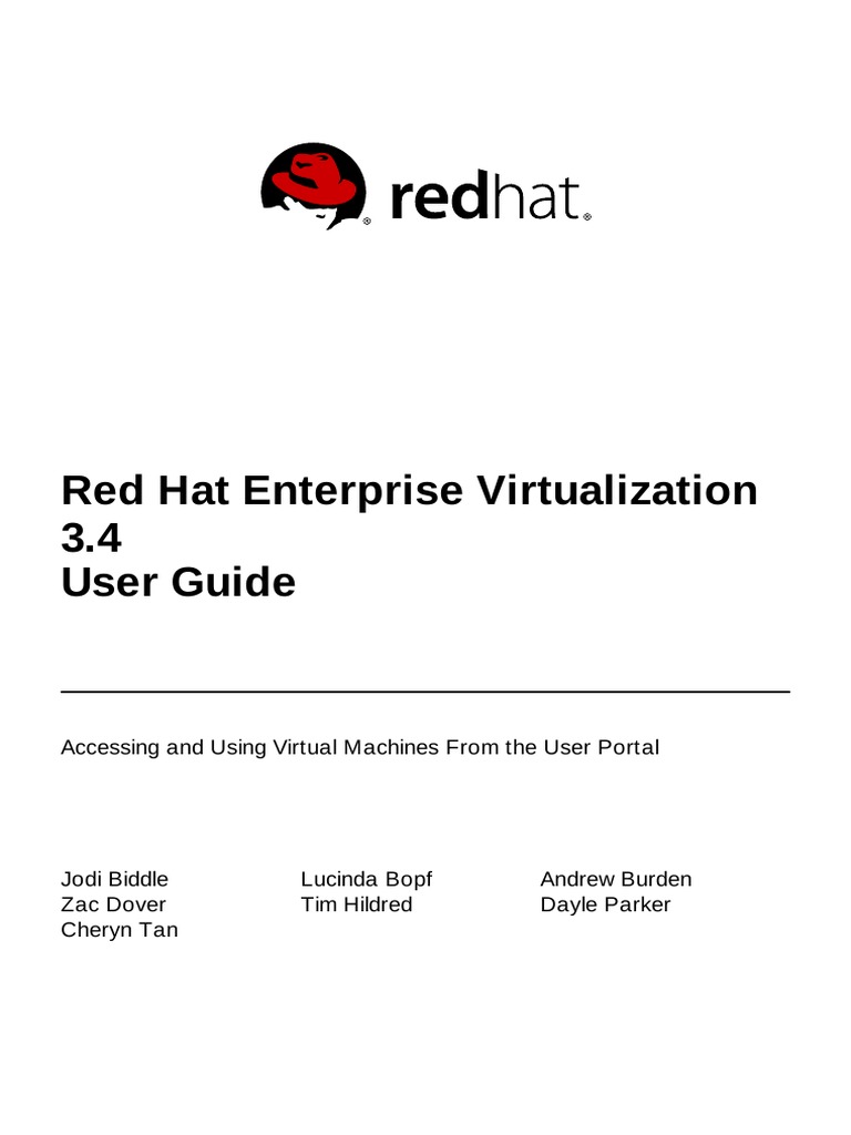 Red Hat Enterprise Virtualization 3.4 User Guide en US | PDF ...