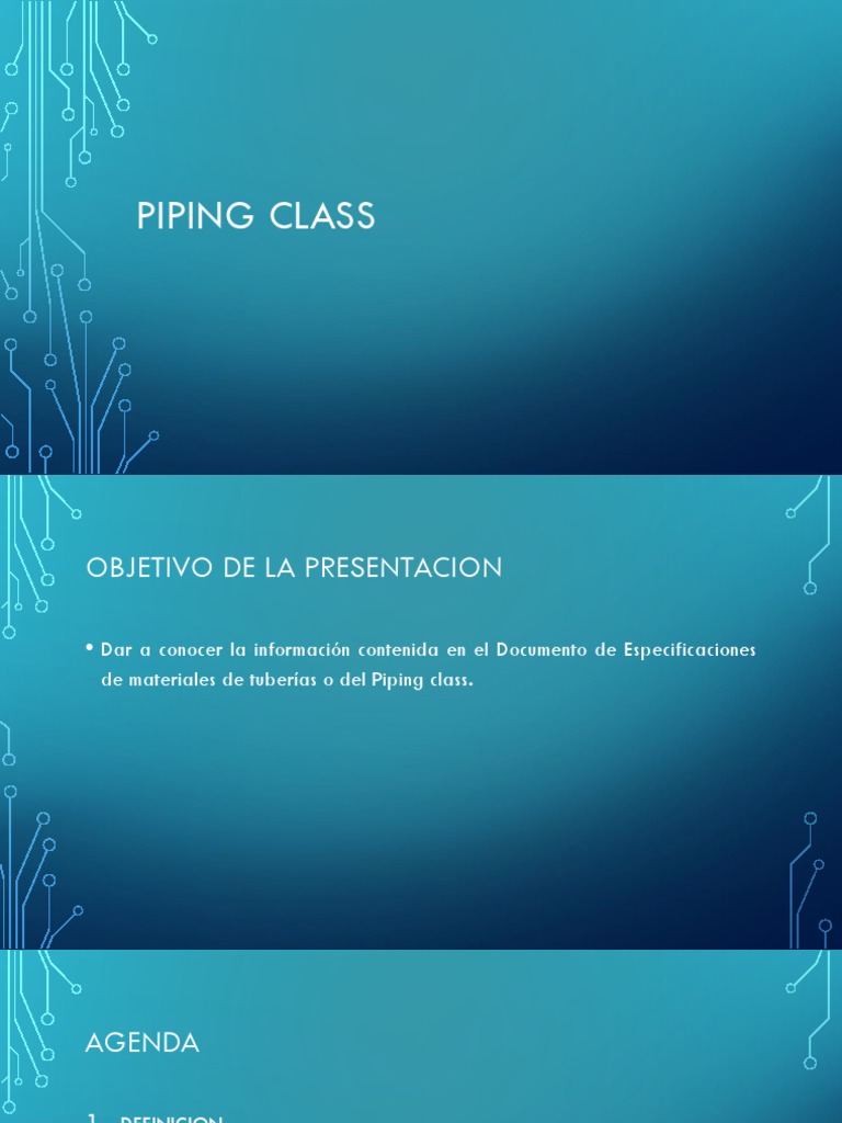 Piping Class | Descargar gratis PDF | Acero | Rieles
