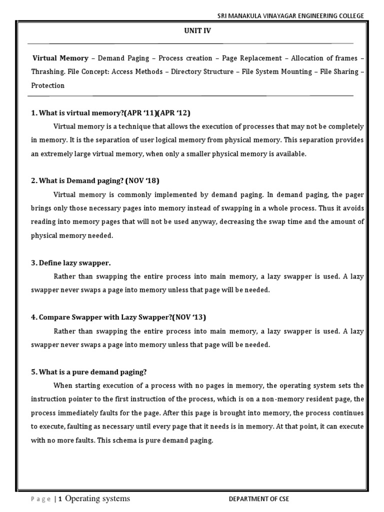 Os Unit4 PDF | PDF | File System | Computer File
