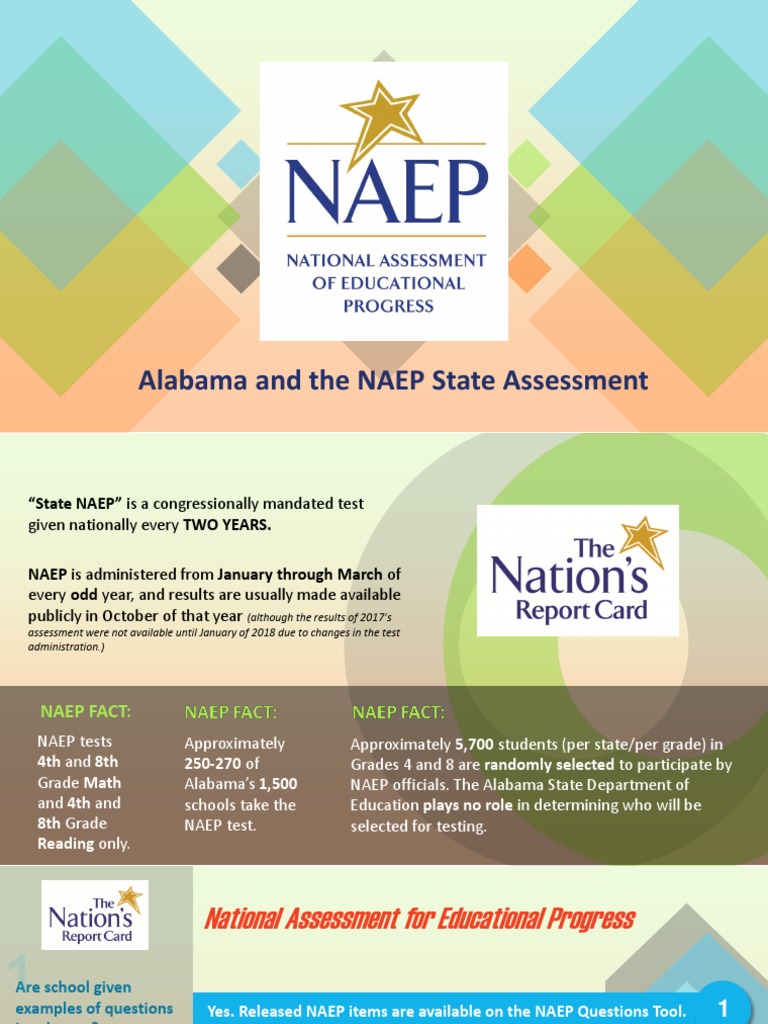 Alabama NAEP Assessment Overview 2019 | PDF | National Assessment Of ...