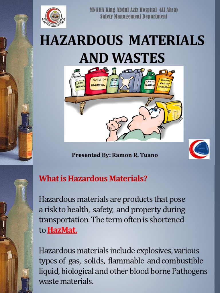 HAZMAT Presentation (Revised 2) | PDF | Dangerous Goods | Personal ...