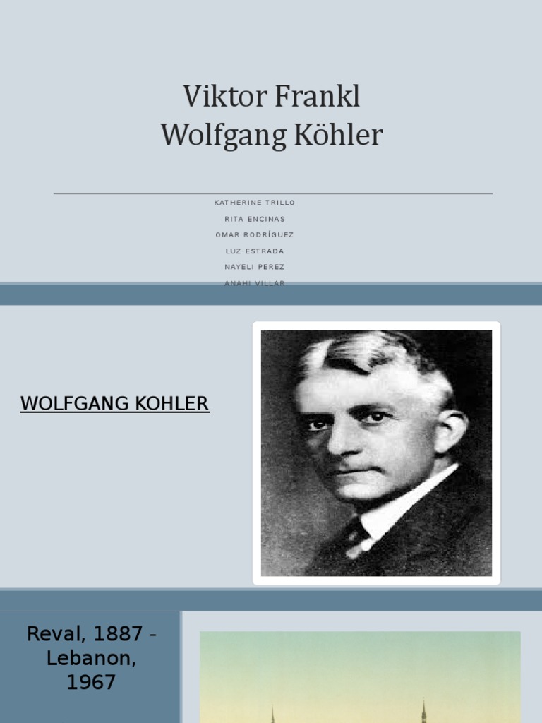 Victor Frank | PDF | Sicología | Ciencias del comportamiento