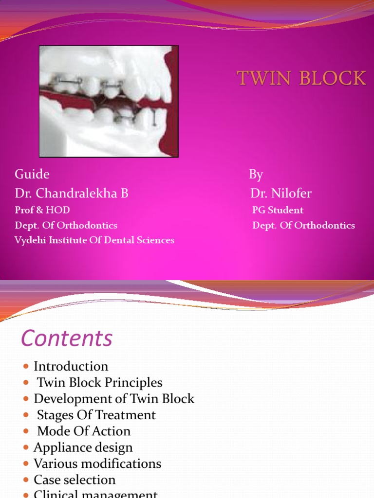 Twin Block | PDF | Dental Anatomy | Human Anatomy