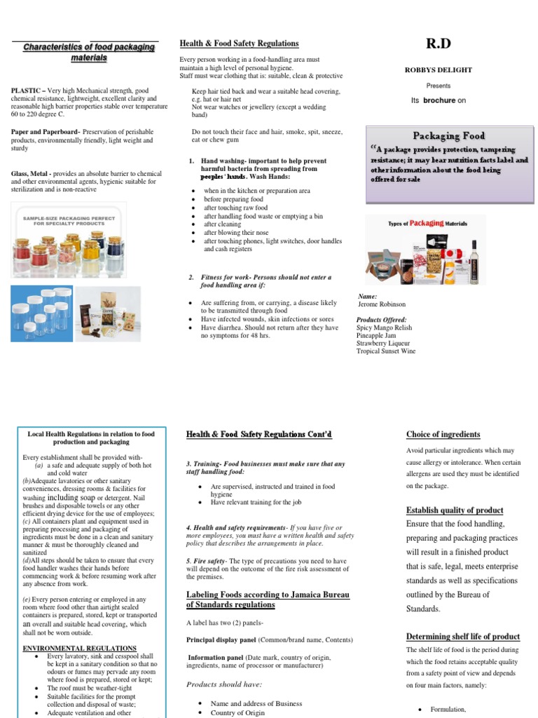 Food Packaging Materials & Safety Guide | PDF | Packaging And Labeling ...