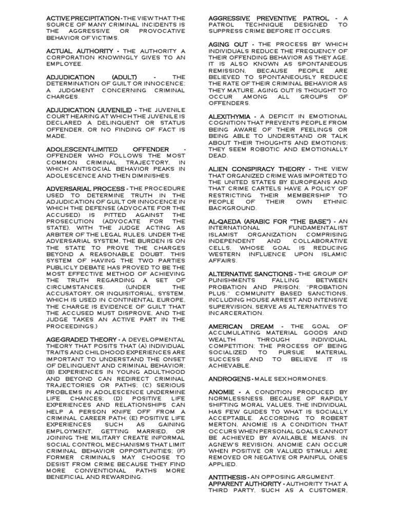 definition-and-terms-pdf-juvenile-delinquency-crime-violence