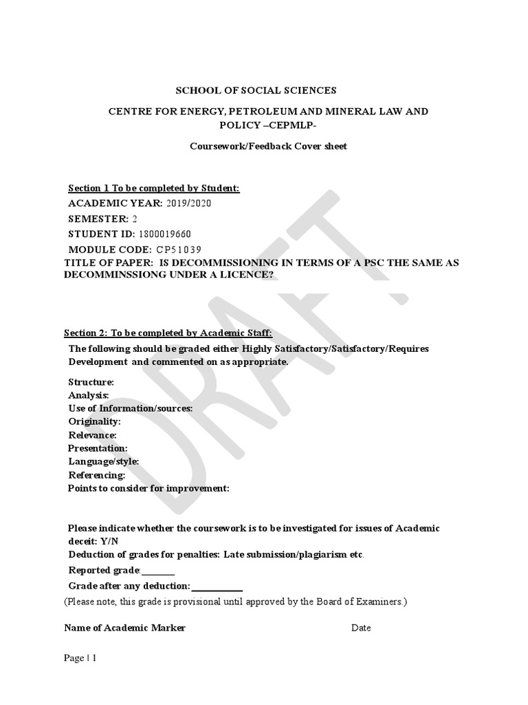 My National and Comparative Oil and Gas Paper | PDF | Private Law ...