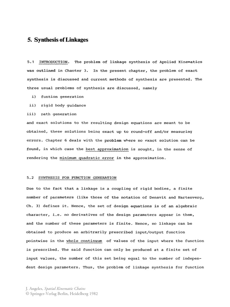 Of Linkages: 5. Synthesis | PDF | Input–Output Model | Function (Mathematics)