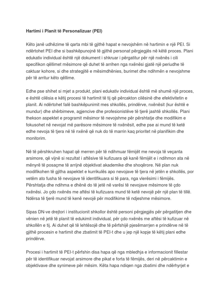 Plani Pei | PDF
