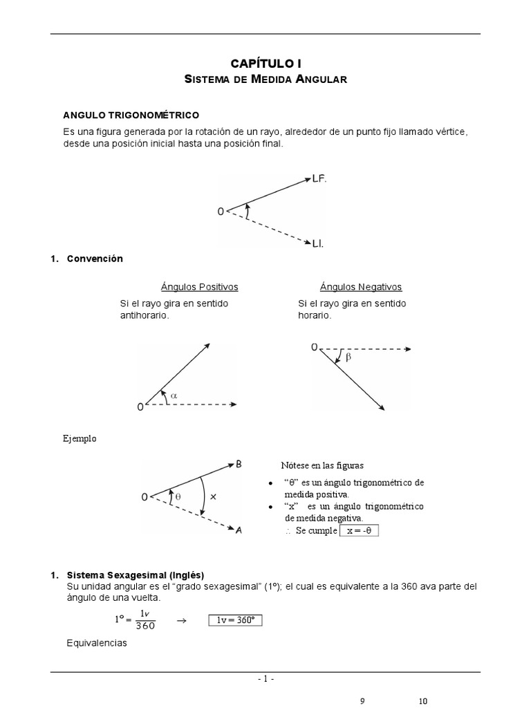 Sistemas Angulares | PDF | Trigonometría | Triángulo