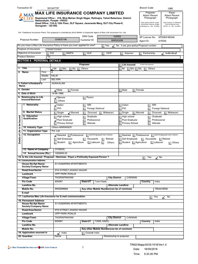 Max Life Assured Plan | PDF | Insurance | Insurance Policy
