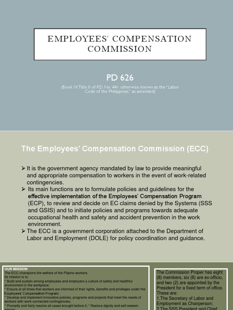 Employees' Compensation Commission | Download Free PDF | Welfare ...