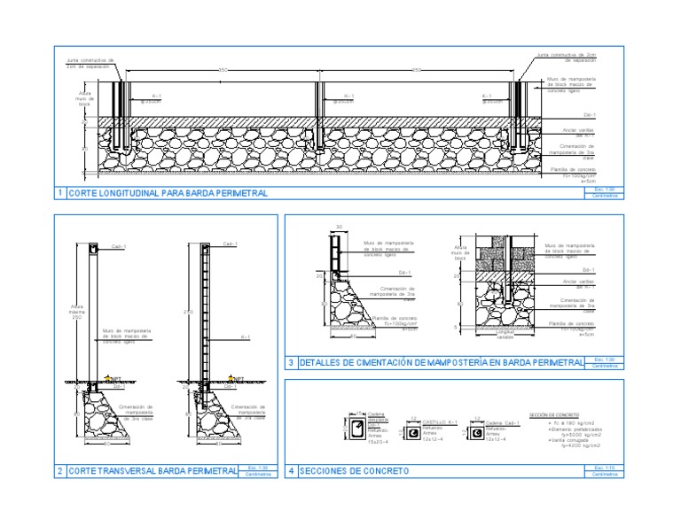 01.-Detalle Barda Perimetral