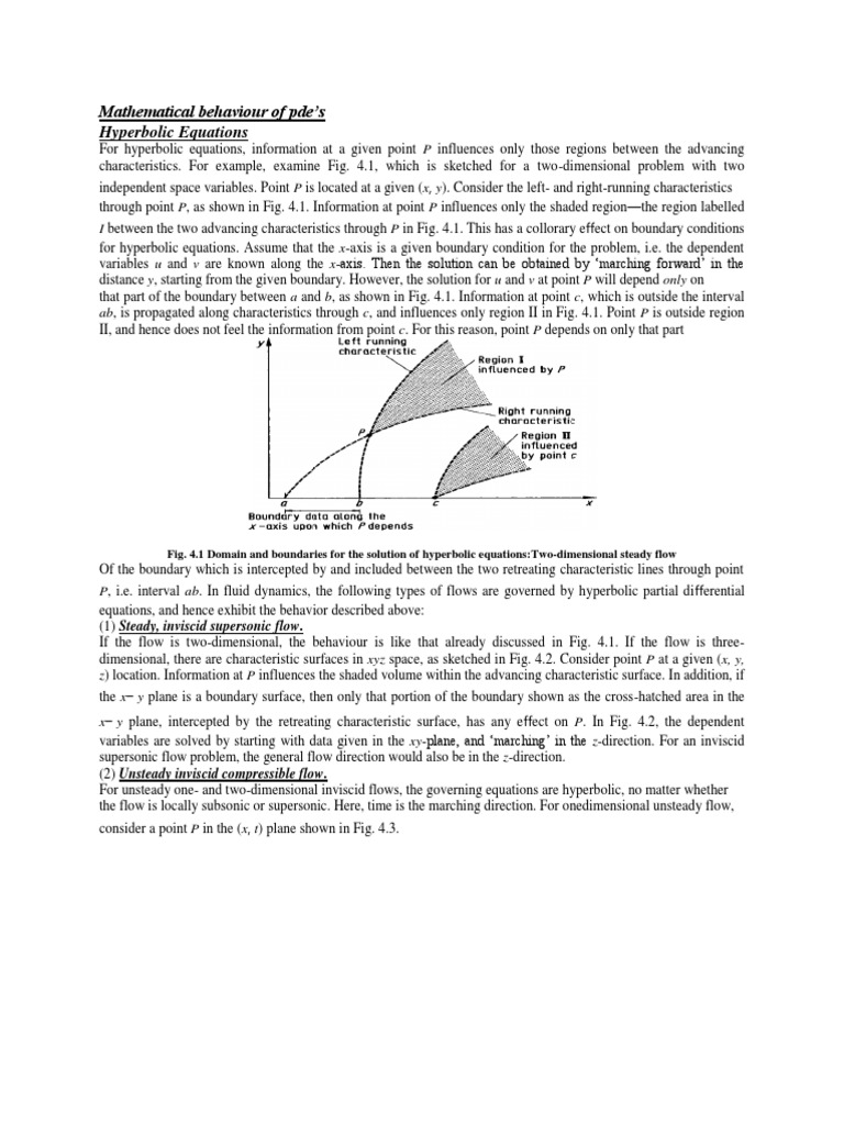 Mathematical Behavior of PDEs | PDF | Boundary Value Problem | Fluid Dynamics