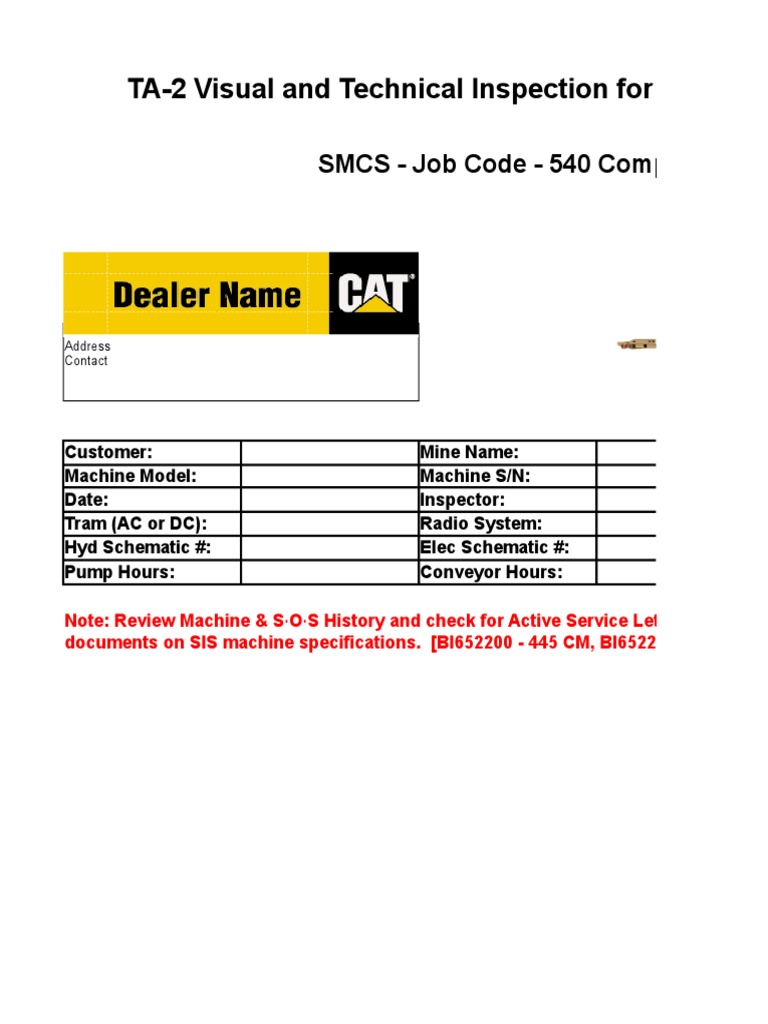 TA2 English - Underground Continuous Miner | PDF | Elevator | Valve
