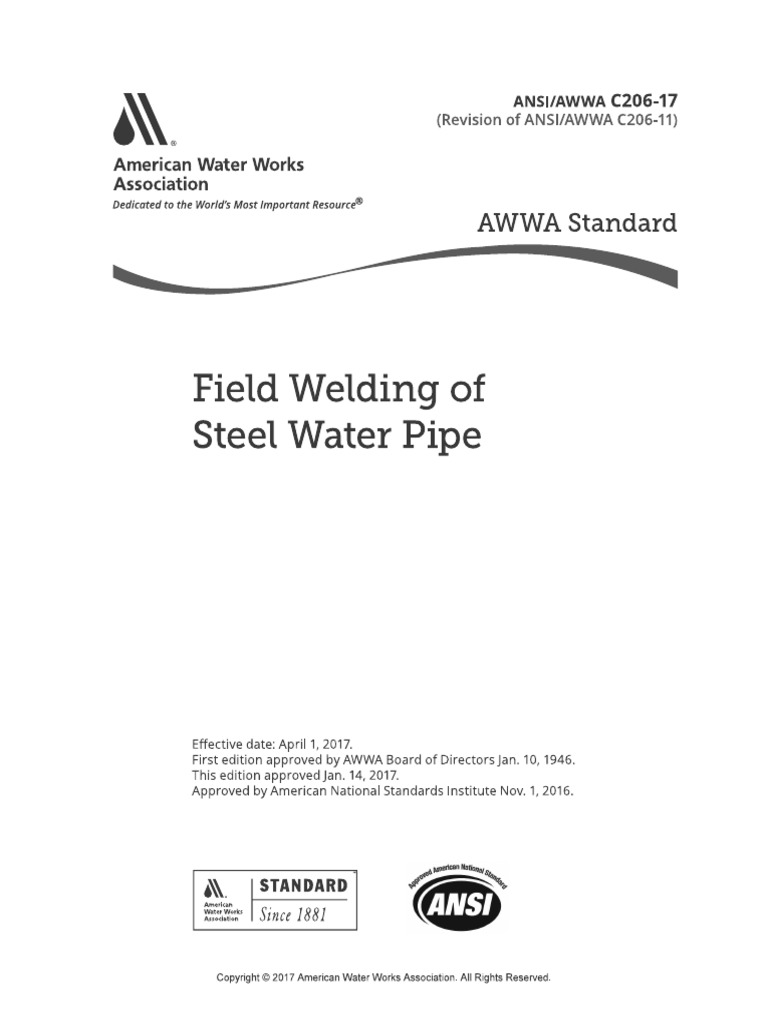 AWWA C206 Steel Water Pipe PDF | PDF