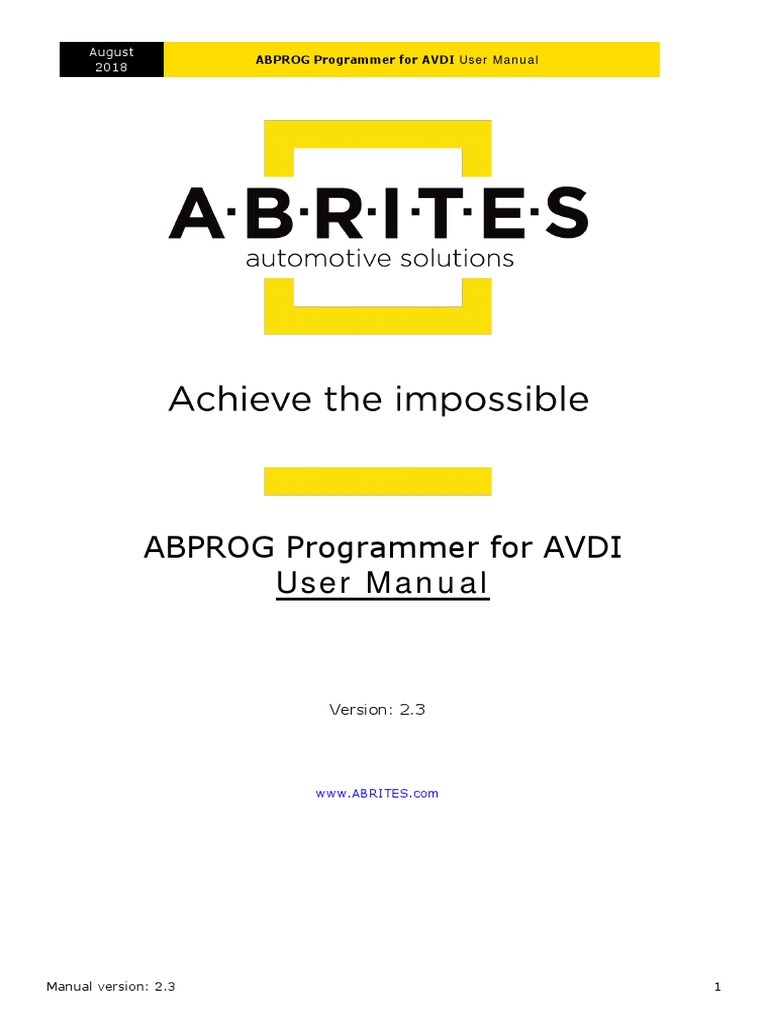 Comprehensive Instructions for Using the ABPROG Programmer for EEPROM, SPI, I2C, and NEC Key ...