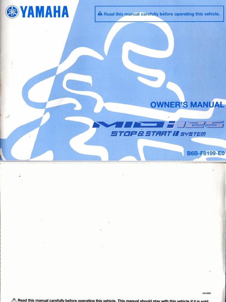 Mio I 125S Owner's Manual | PDF