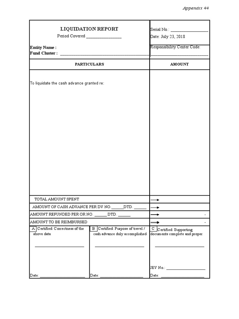 Appendix 44 - LR Empty | PDF | Finance & Money Management