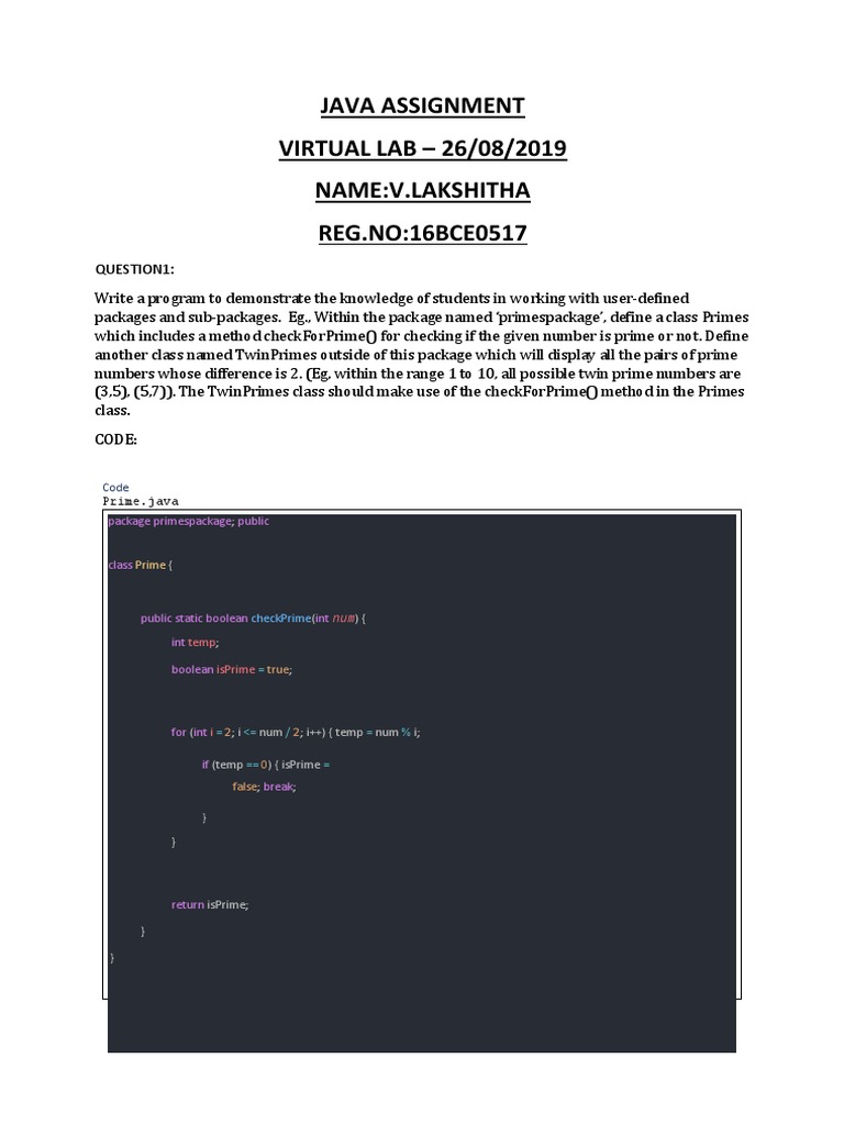 Java Assignment | PDF | String (Computer Science) | Formalism (Deductive)