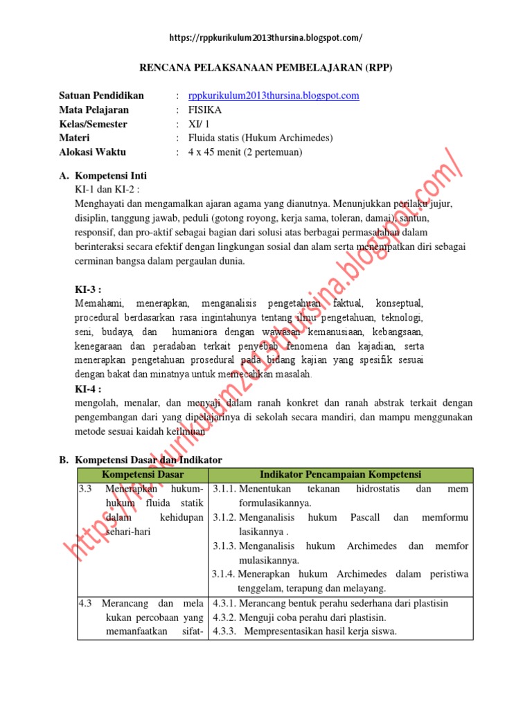 Contoh RPP Berbasis Stem Sma PDF | PDF