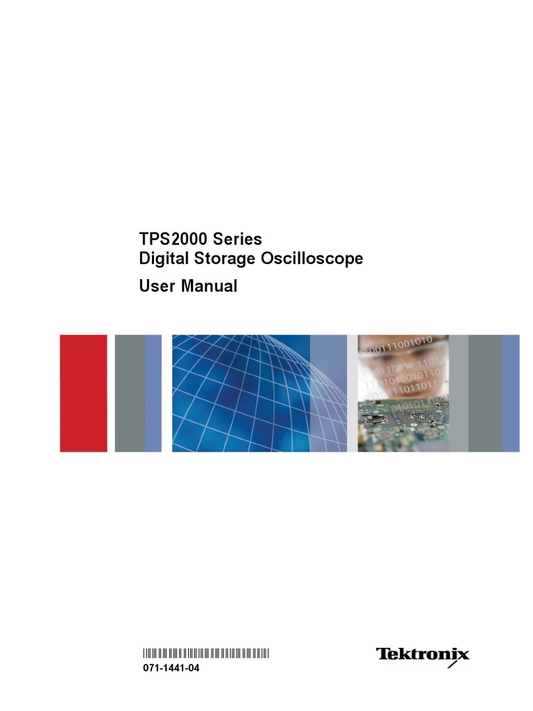 Tektronix Oscilloscope TPS2000 Series Manual | PDF | Electromagnetic ...