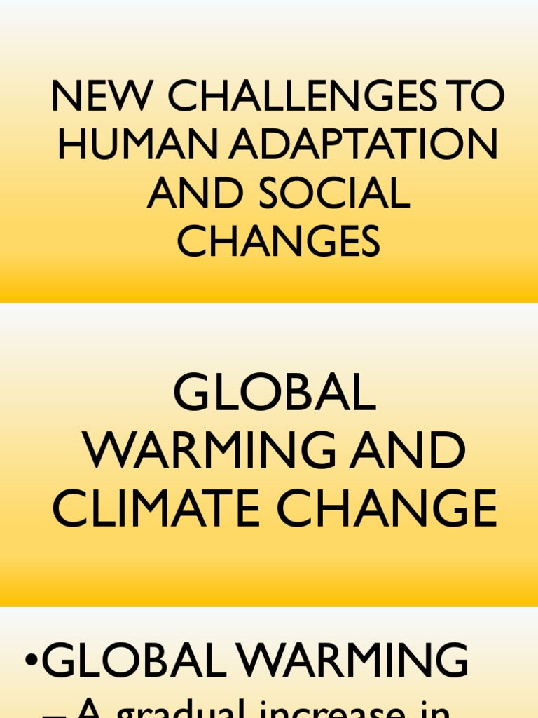 Adapting to Climate Change Challenges | PDF