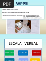 Wppsi Protocolo de Registro | PDF | Pruebas psicologicas | Recopilación de datos