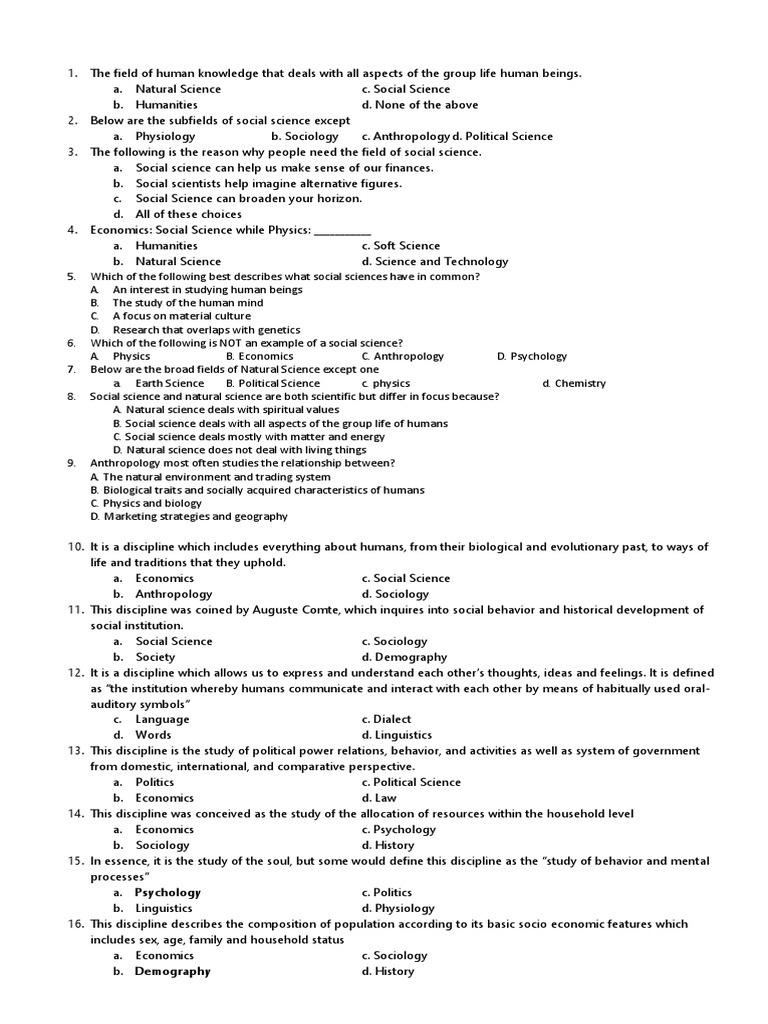 1st Quarter Diss | PDF | Id | Social Science