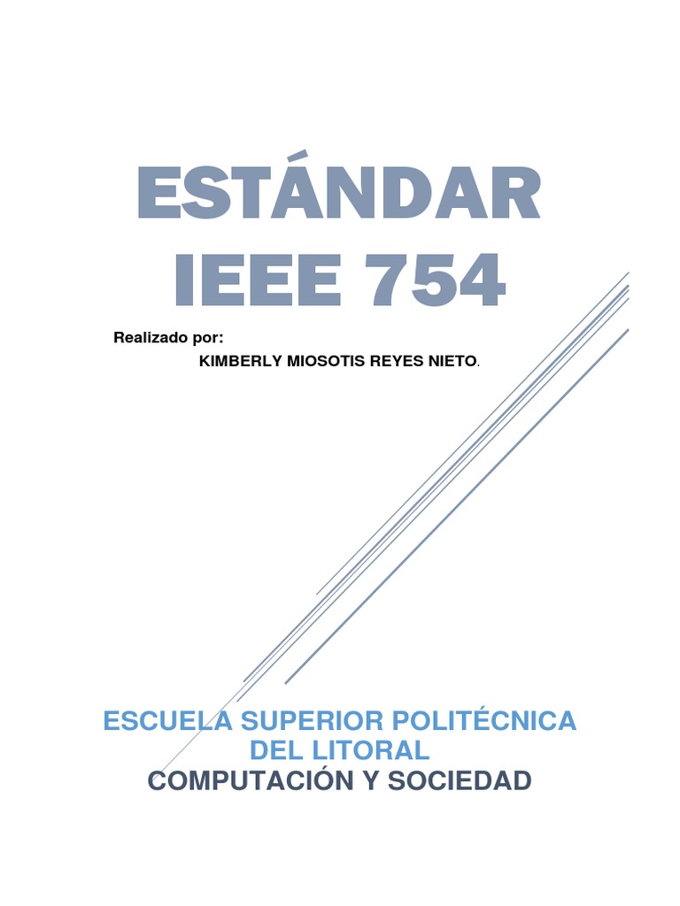 Estándar Ieee 754 | PDF