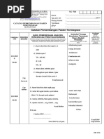 Contoh Penulisan SOAP Di CPPT | PDF