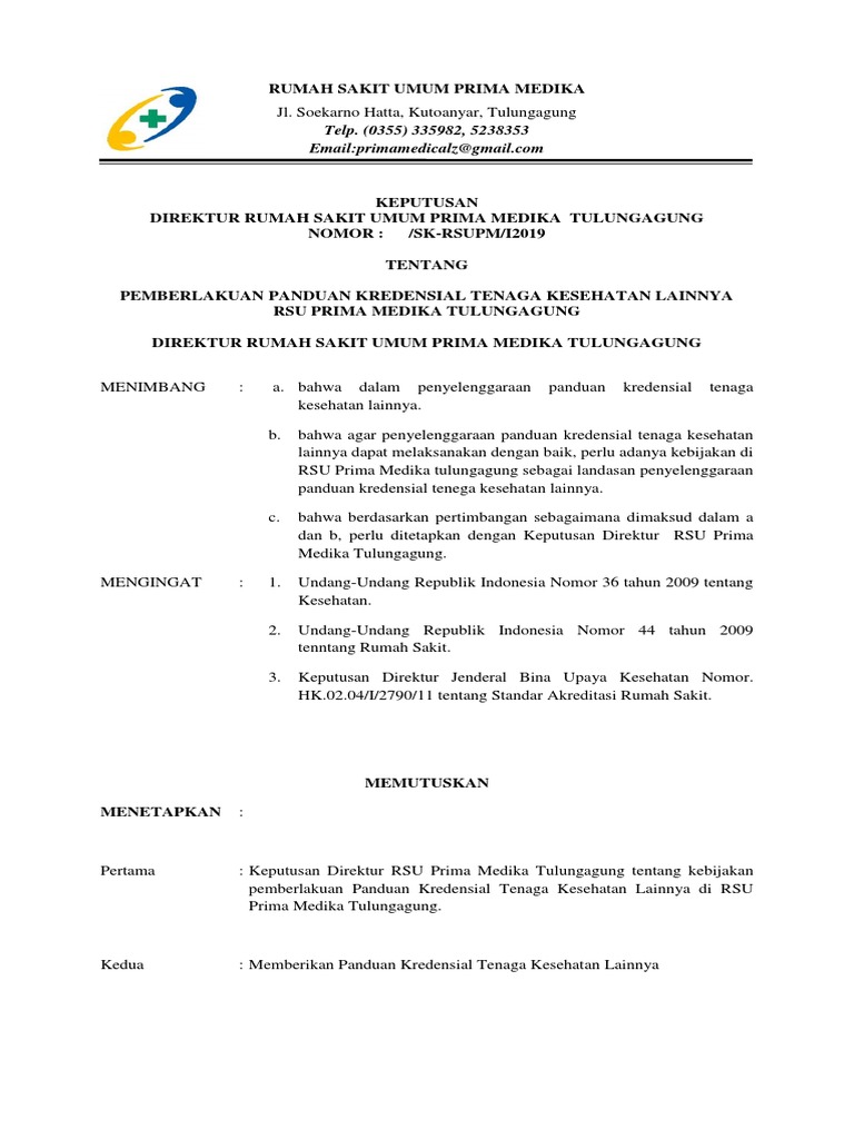 SK Panduan Kredensial Ppa | PDF