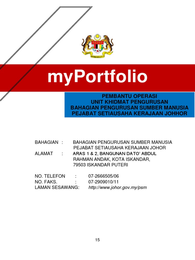 Portfolio Abdul Kadir Bin Yahya | PDF