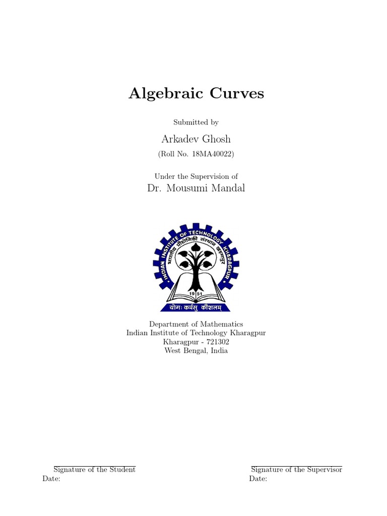 Project Report PDF | PDF | Algebraic Geometry | Topology