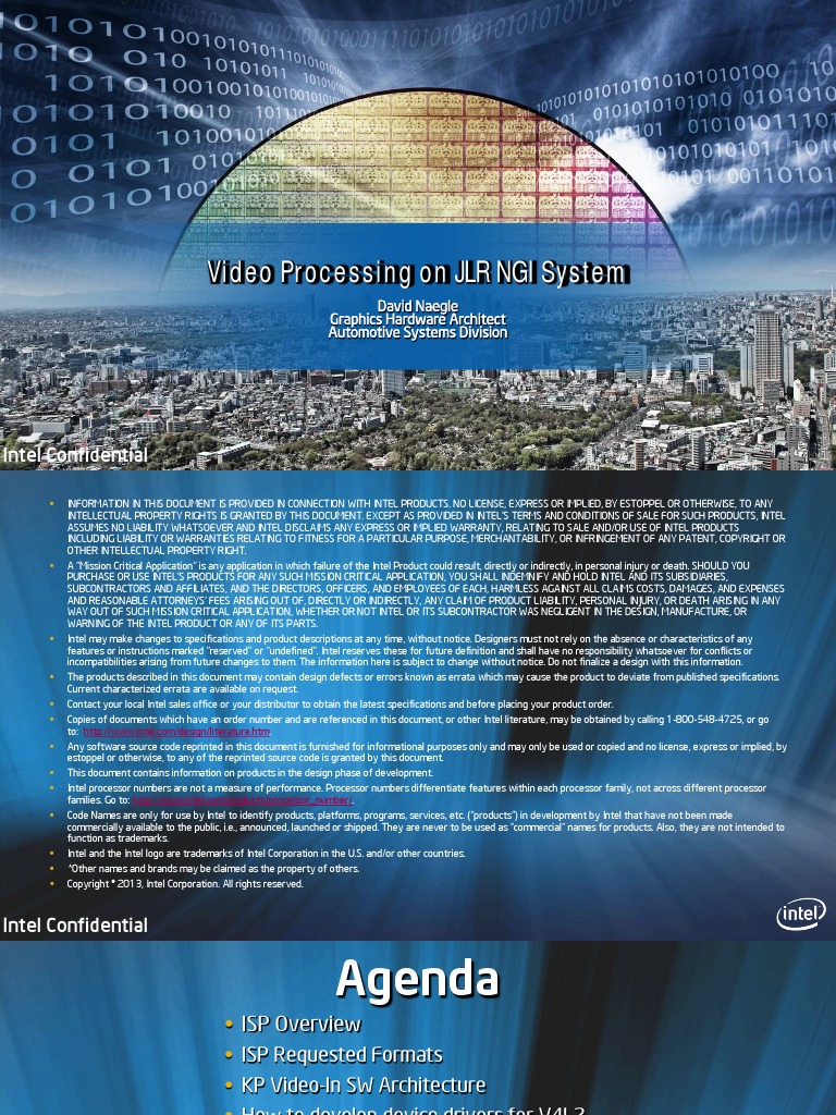 ISP Tutorial | PDF | Intel | Video