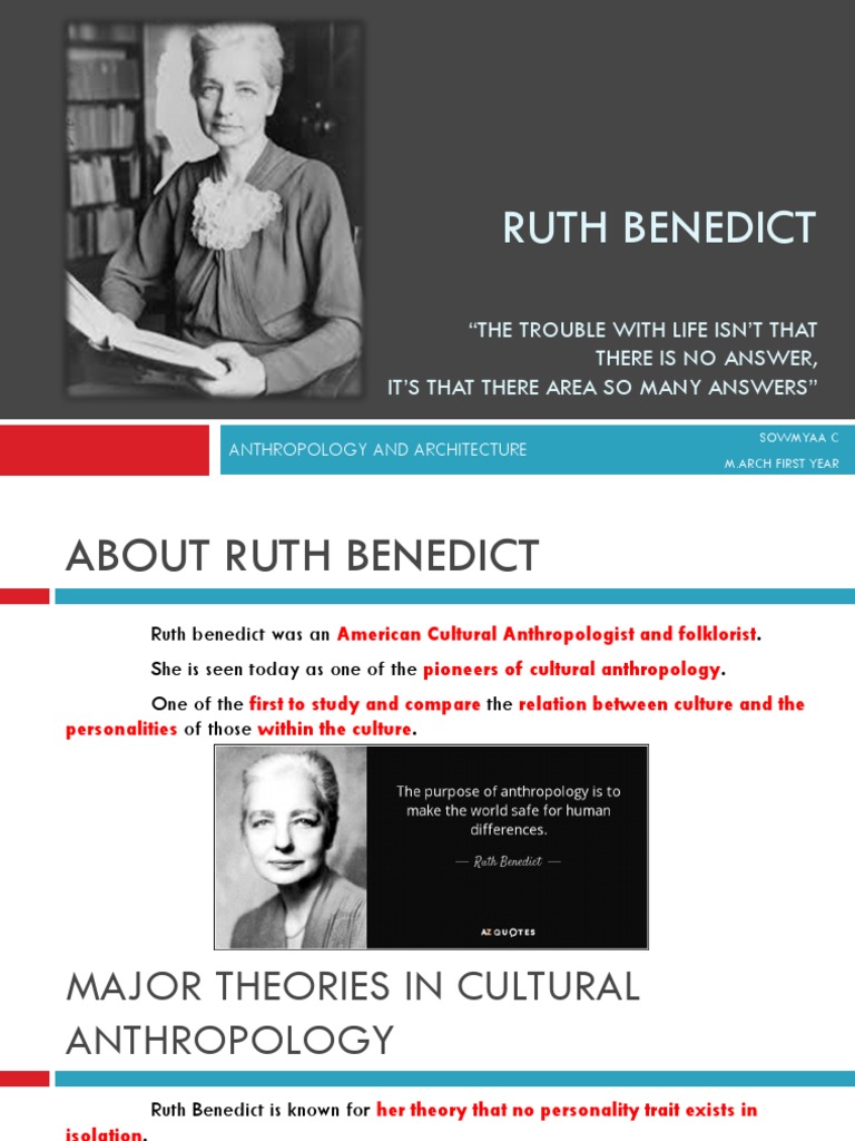 Cultural Relativism and the Interconnectedness of Culture and ...