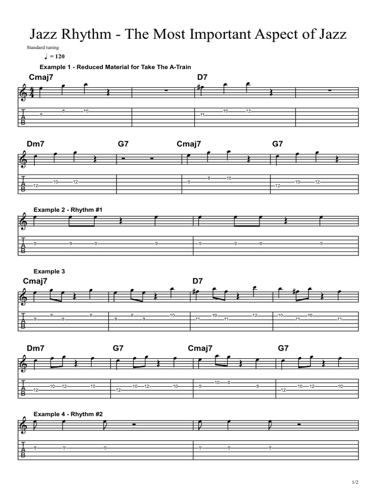 Jazz Rhythm The Most Important Aspect of Jazz | PDF | Music Of The ...