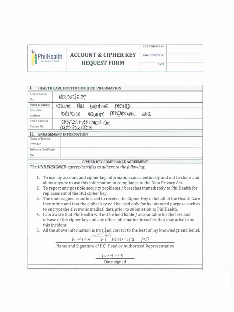 Ack Request Form PDF | PDF