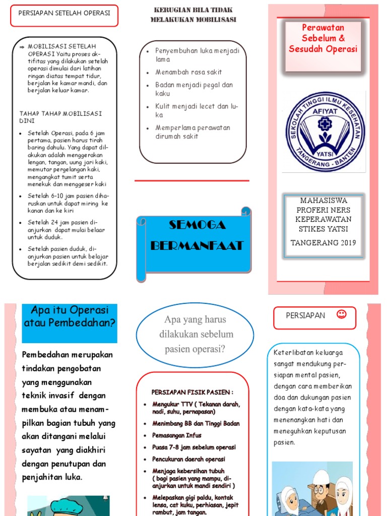 Mobilisasi Dini Pasca Operasi | PDF