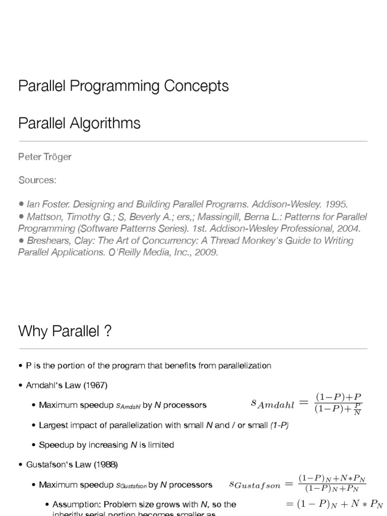 Parallel Algorithms | Download Free PDF | Parallel Computing | Scalability