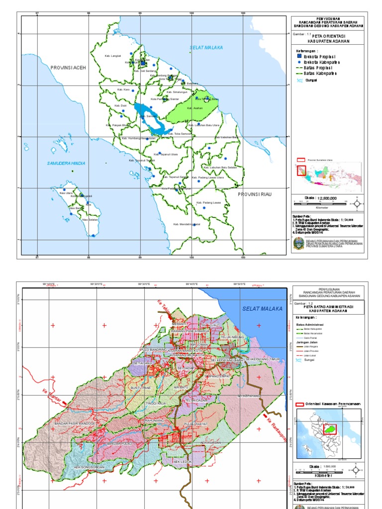 Peta Kab Asahan | PDF