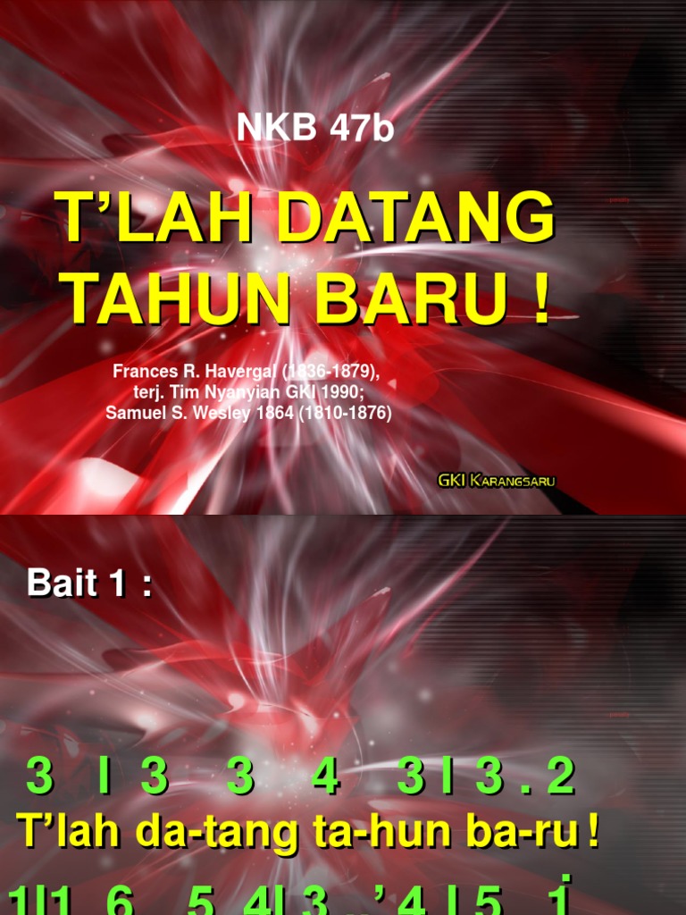 NKB 047 B - T'Lah Datang Tahun Baru .E | PDF