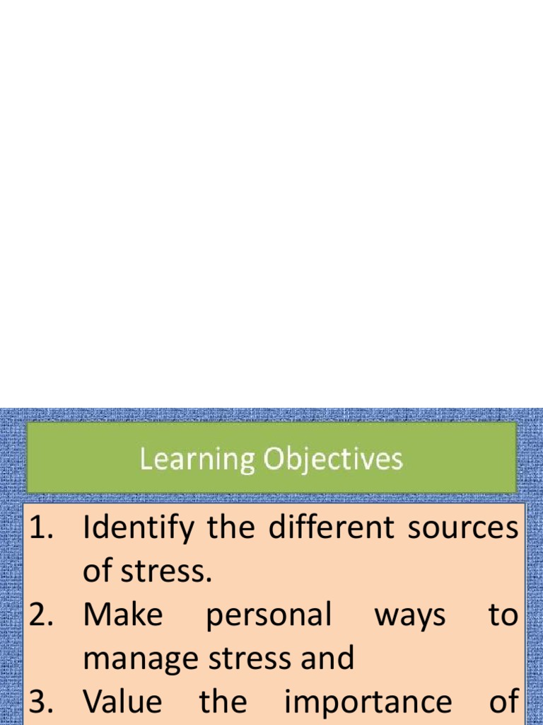 Perdev Module 5 | PDF | Stress (Biology) | Stress Management