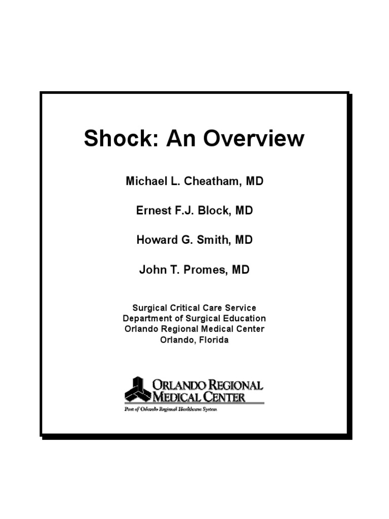 Shock An Overview | PDF | Shock (Circulatory) | Heart