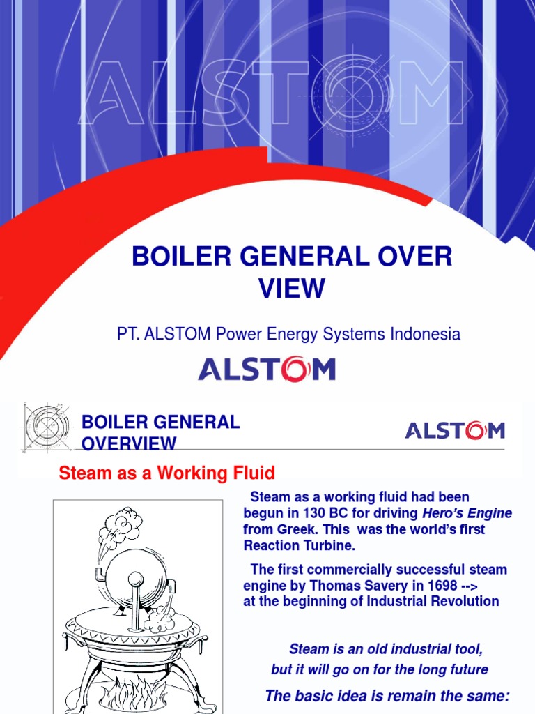 Alstom Power Boiler Overview | PDF | Boiler | Heat Transfer