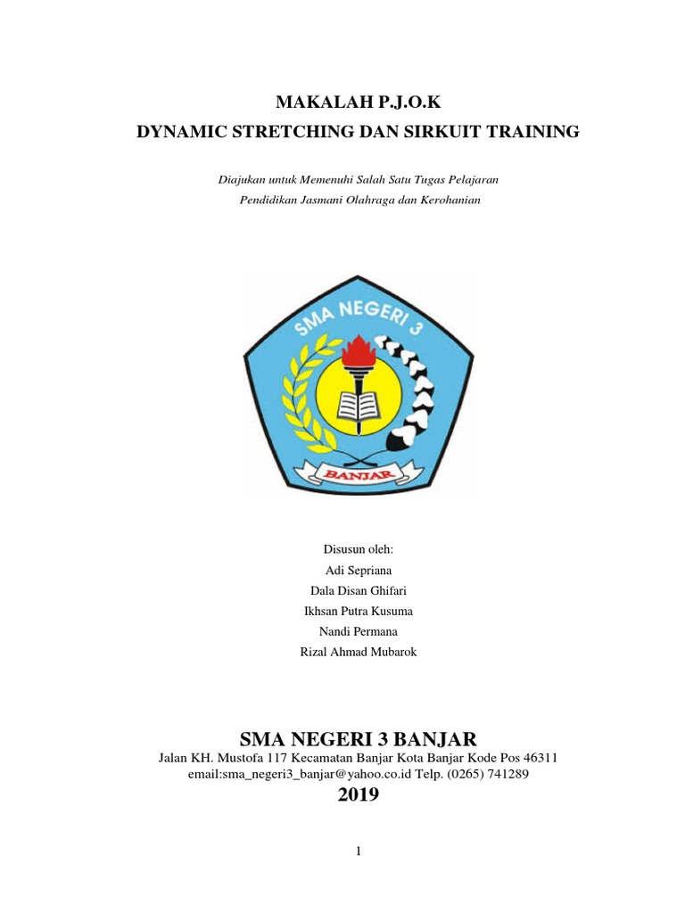 Makalah Dynamic Stretching Dan Sirkuit Training | PDF | Karier ...