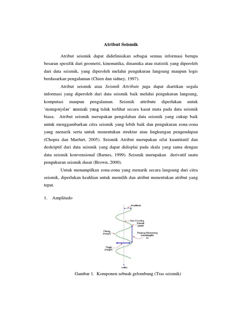 Atribut Seismik | PDF