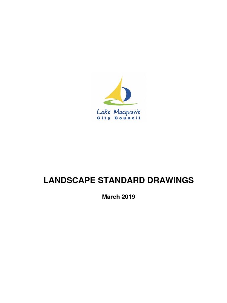 Landscape Standard Drawings 2019 | PDF | Lumber | Road Surface