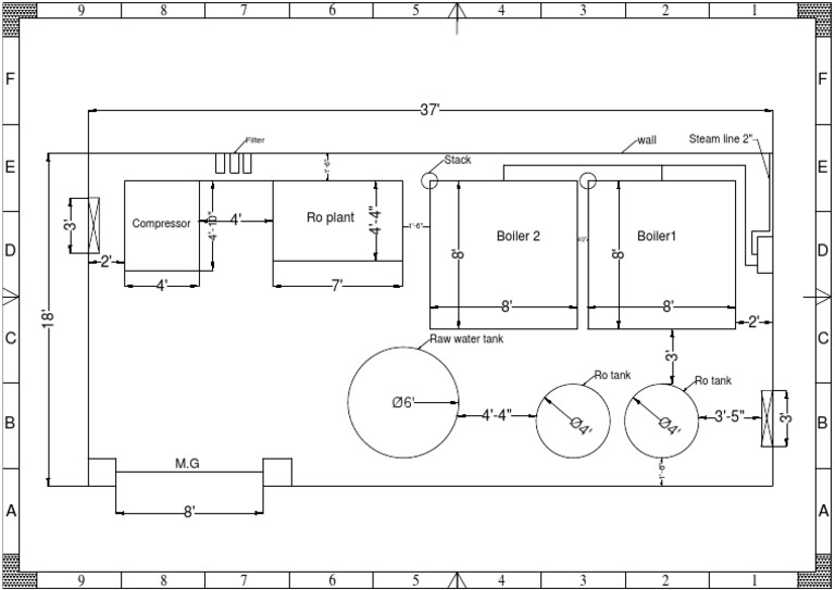 Mechanical Room Layout | PDF | Energy Technology | Steam Power