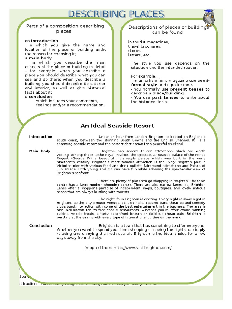 Describing-Places 2870 | PDF | Bath | Retail